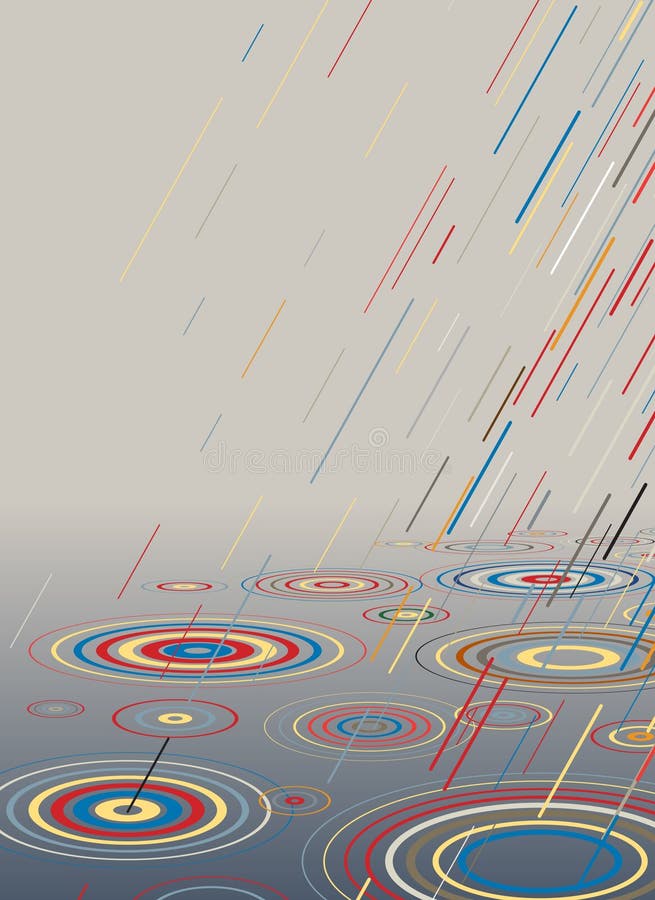 Color rain stock vector. Illustration of rainfall, pattern - 17189734