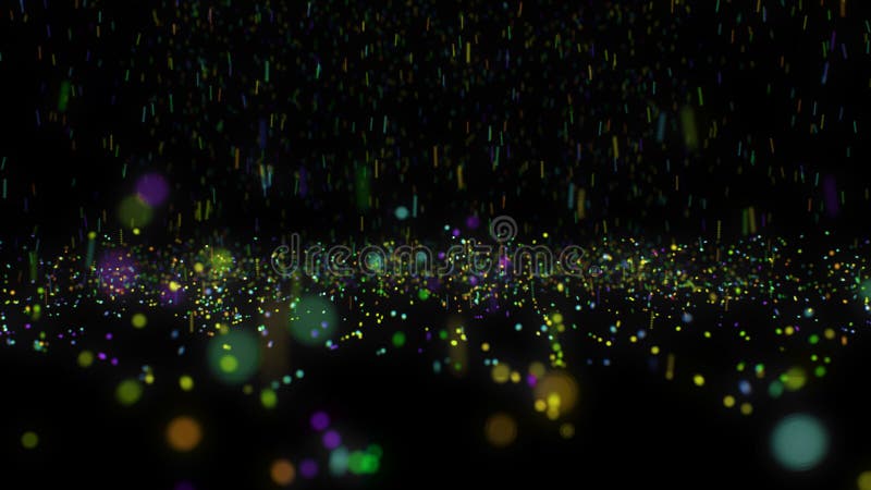 Color Rain Particle Abstract Background Stock Illustration ...
