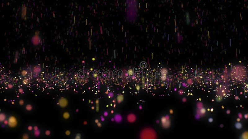 Color Rain Particle Abstract Background Stock Illustration ...