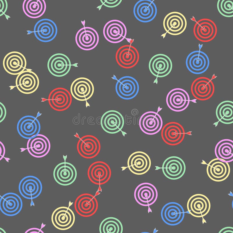 Target Icon in Trendy Flat Style Isolated on White Background. Aim ...