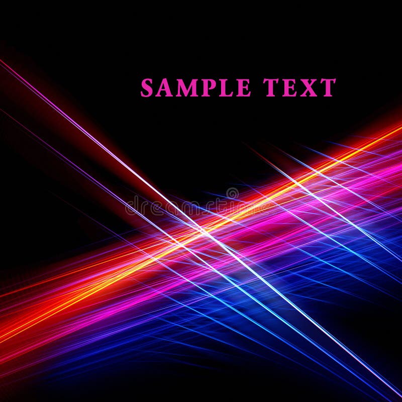 Color rays on black stock illustration. Illustration of black - 17482972