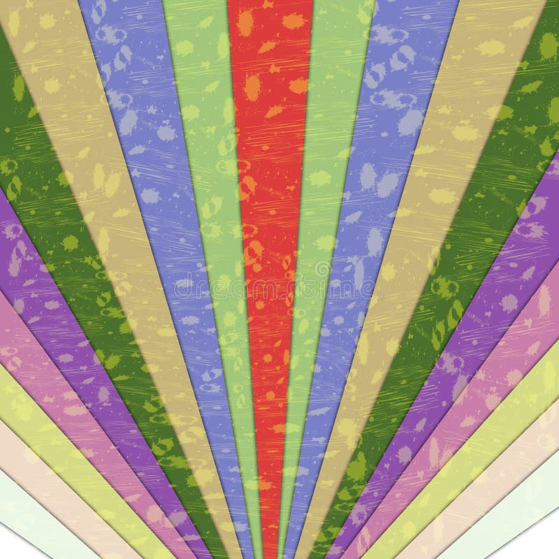 Color Rays Means Template Backdrop and Radiance Stock Illustration ...