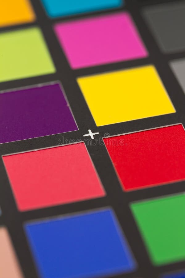 Color reference card stock photo. Image of blue, background - 18519406