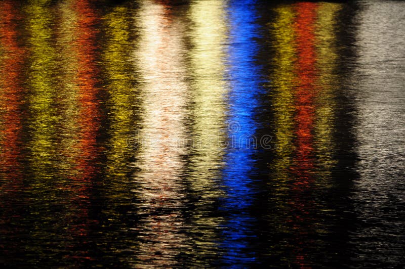 Color reflections on water stock image. Image of lights - 32730225
