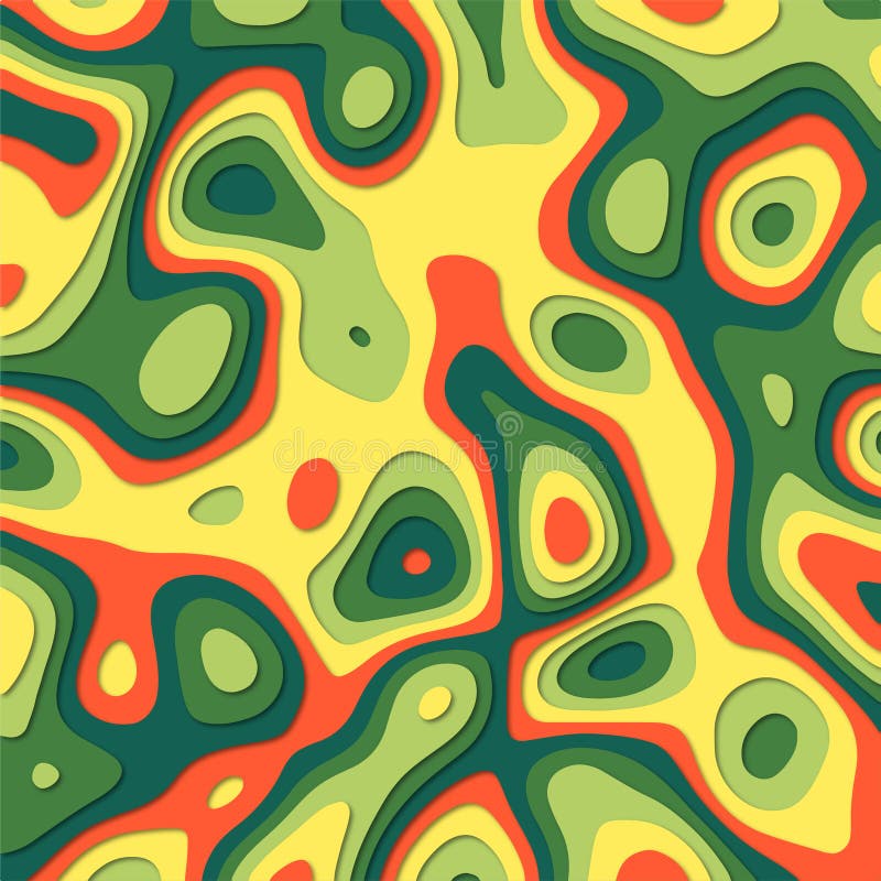 Color Relief Abstract with Shadows Stock Vector - Illustration of style ...