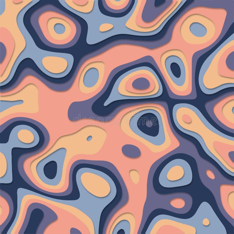 Color Relief Abstract with Shadows Stock Vector - Illustration of ...