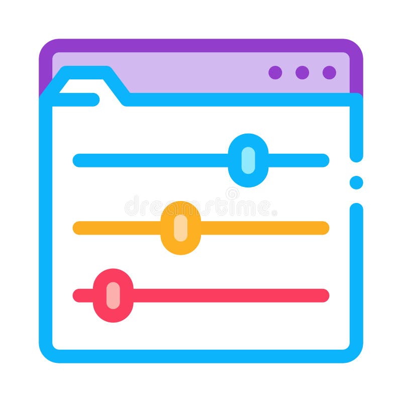 Color Rgb Setting Icon Vector Outline Illustration Stock Vector ...