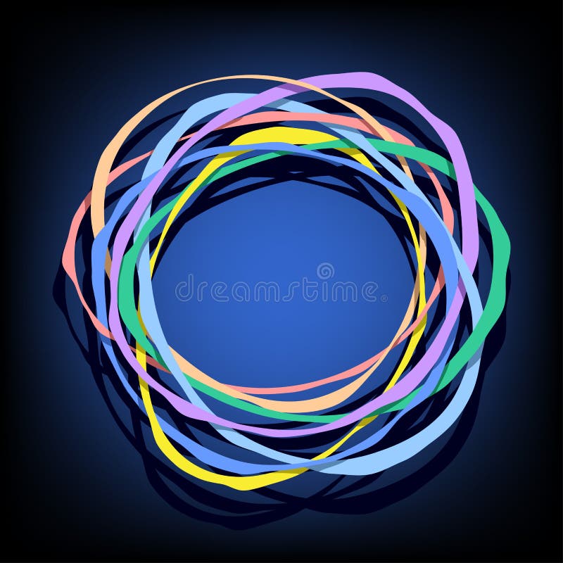 Color rings stock vector. Illustration of form, circle - 42918910