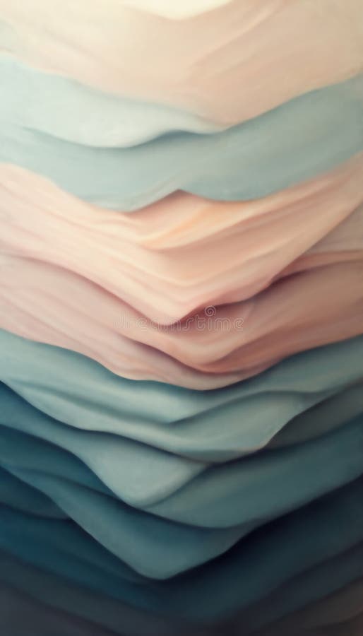 Color Rocks Layered Texture Blur Pastel Pink Blue AI Generated Stock ...