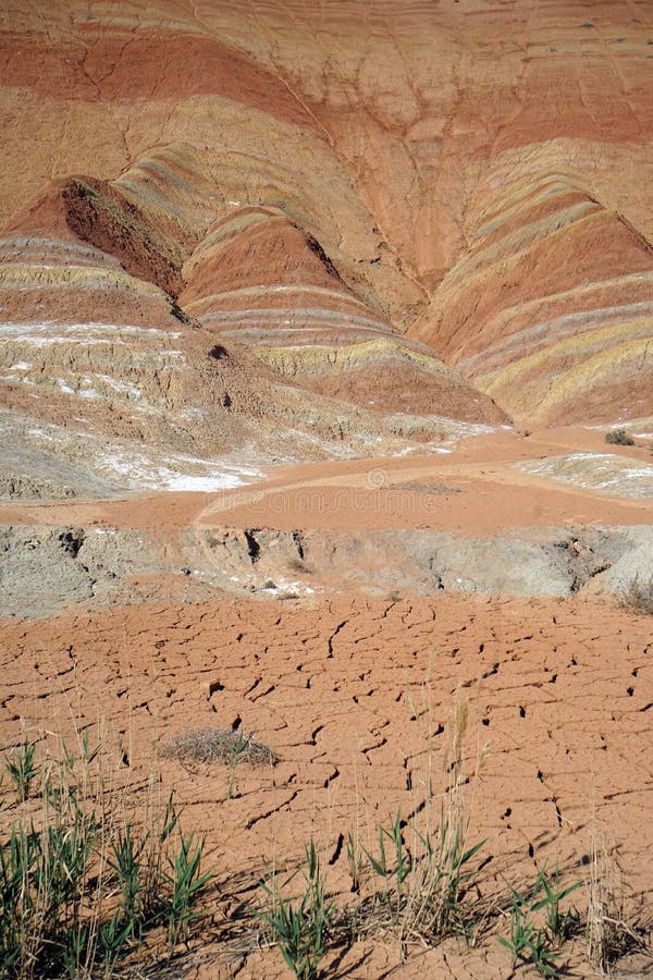 Color rocks stock image. Image of crack, green, park - 94134755