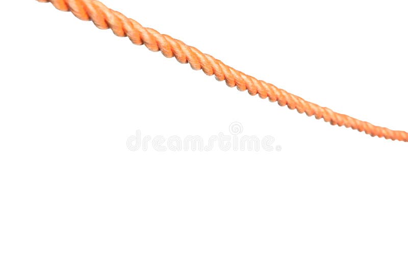 Color Rope on White Background. Stock Photo - Image of power, industry ...