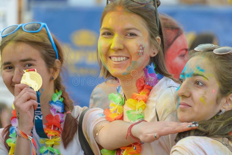 The Color Run editorial photo. Image of multicolored - 96523181