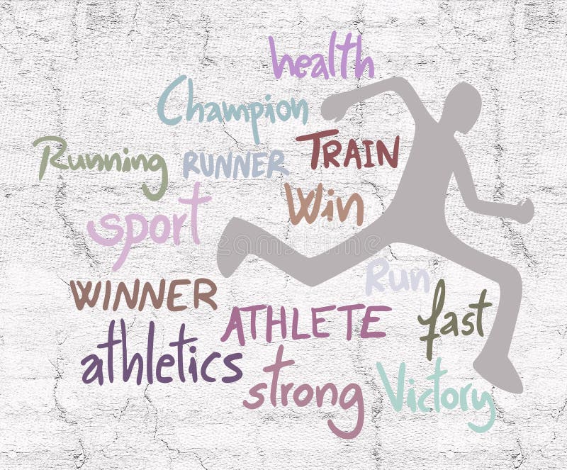 Color run icon stock illustration. Illustration of composition - 76106960