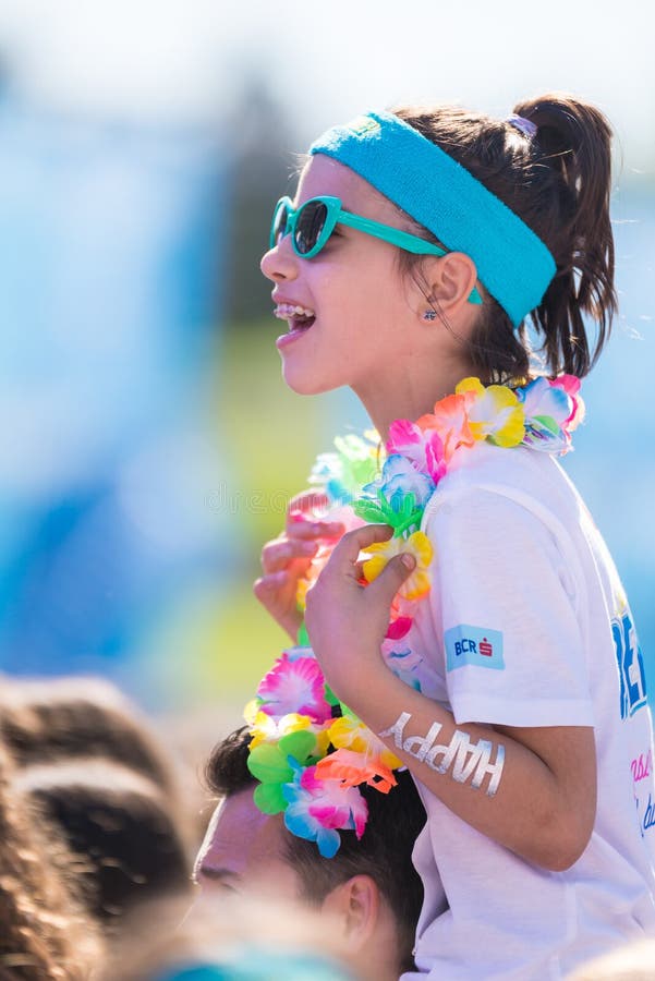 The Color Run Tropicolor World Tour 2016 Editorial Stock Image - Image ...