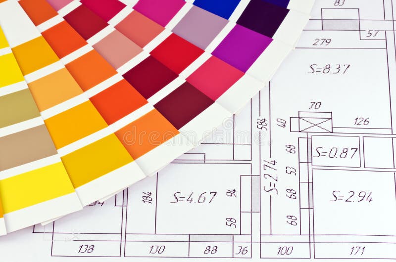 Color samples stock photo. Image of creativity, architecture - 10228814