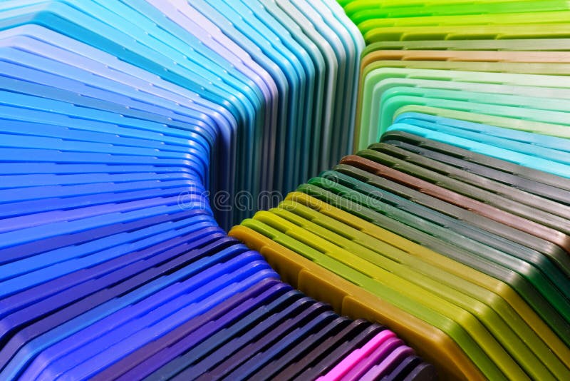 Color Samples with Granulate Stock Photo - Image of coloring, dyed ...