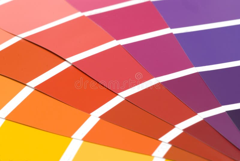 Color samples stock photo. Image of orange, card, multi - 7323072