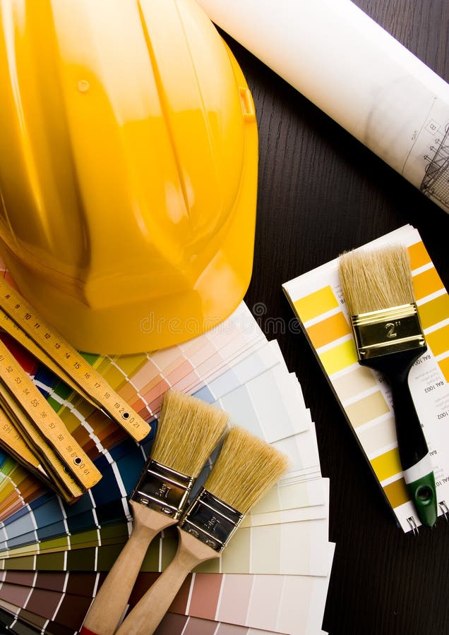 Color Samples & Architecture Stock Image - Image of improvement ...