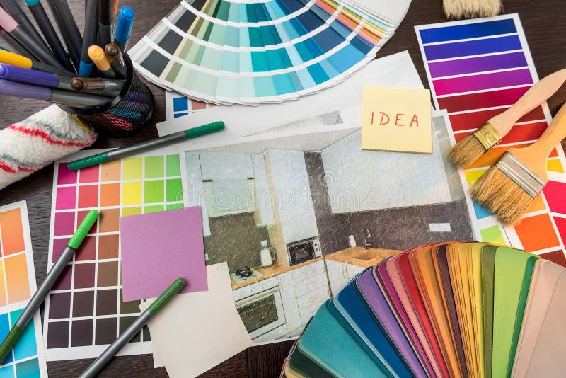 Architecture Design Drawing Update Color Palette Drawings in the Office ...