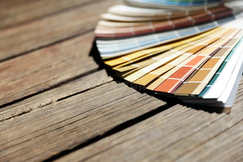 Color Samples for Design Project Stock Image - Image of architect ...