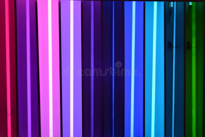 Color Samples at the Neon Shop Stock Image - Image of sign, lamp: 82739993