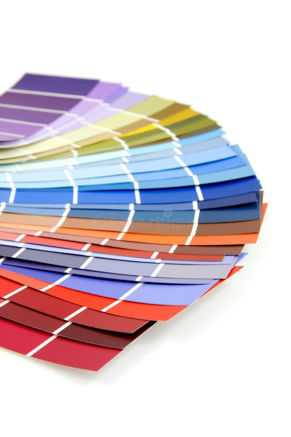 Paint color swatches. stock image. Image of design, contrast - 3533253