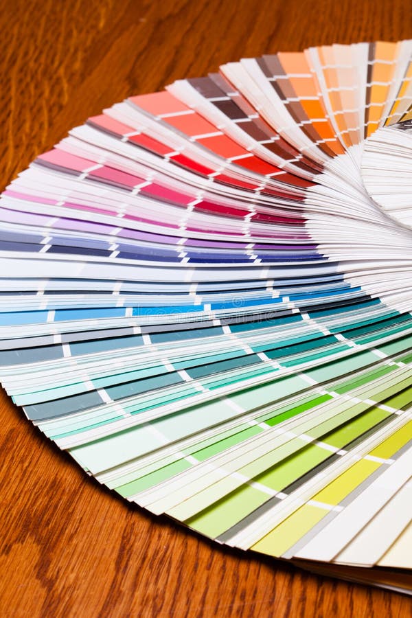 Color samples palette stock image. Image of paintbrush - 87424475