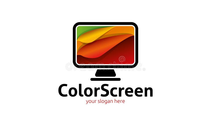 Computer Logo stock vector. Illustration of tech, secure - 92730378