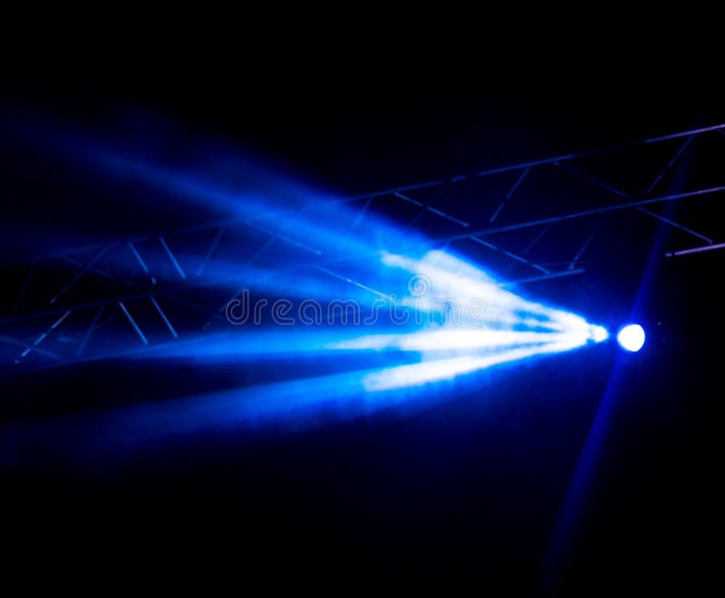Color Searchlight at a Concert at Night Stock Photo - Image of rock ...