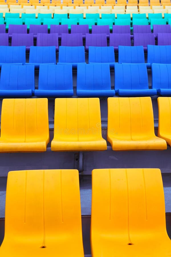 Color Seat Pattern stock image. Image of stadium, empty - 27685045