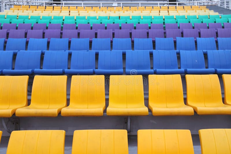 Color Seat Pattern stock photo. Image of arena, stairs - 27685098