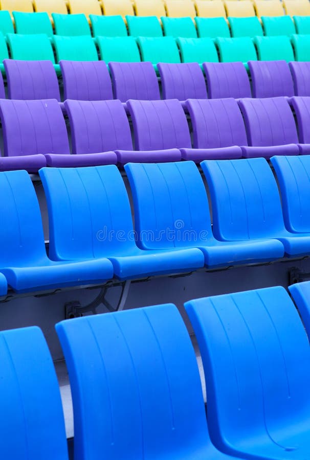 Color Seat Pattern stock image. Image of stadium, empty - 27685045