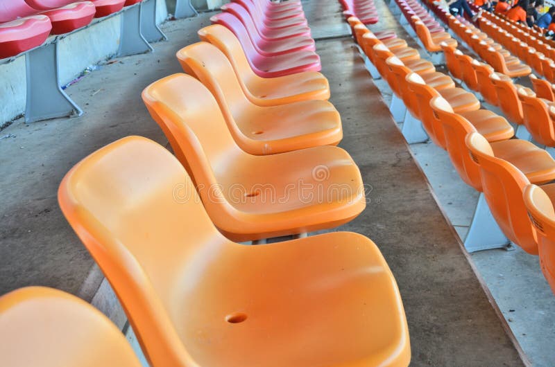 Color seat in stadium stock image. Image of blue, line - 59912047