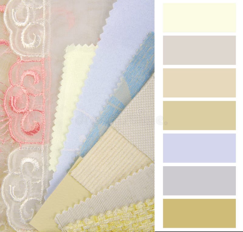 Color Selection for Interior Stock Illustration - Illustration of ...