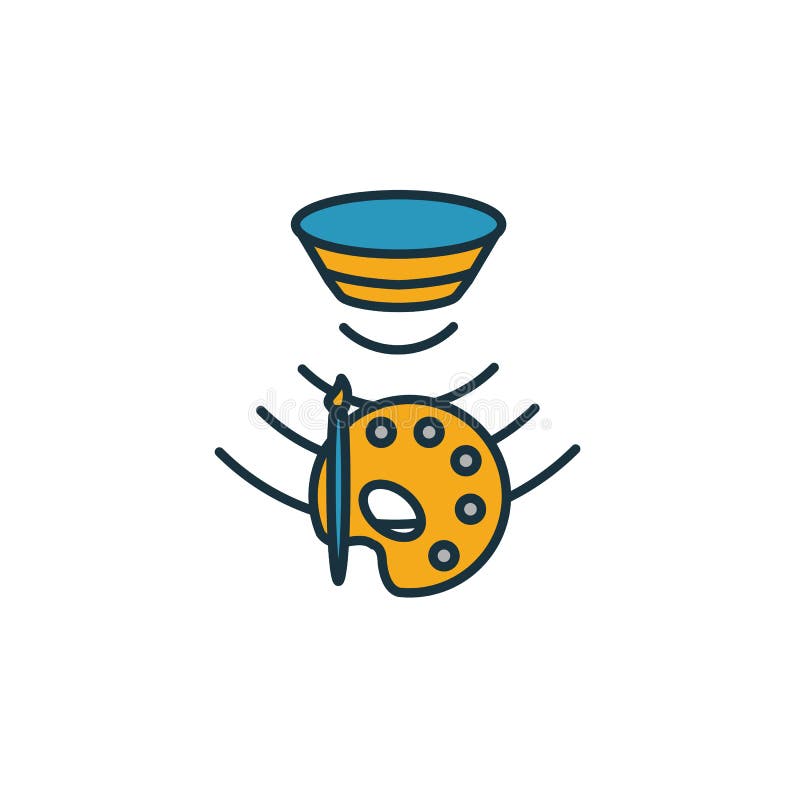 Color Sensor Icon from Sensors Icons Collection. Creative Two Colors ...