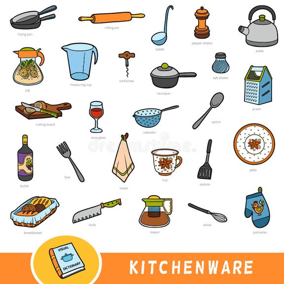 Household Items Set Stock Illustrations – 8,868 Household Items Set ...