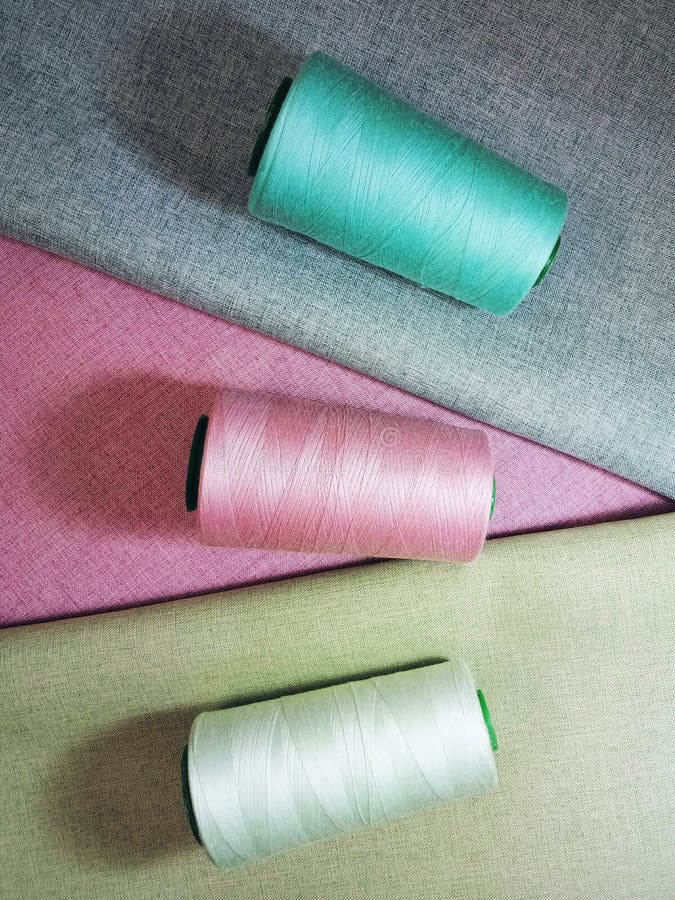 Color of sewing thread stock photo. Image of fabric - 272749336