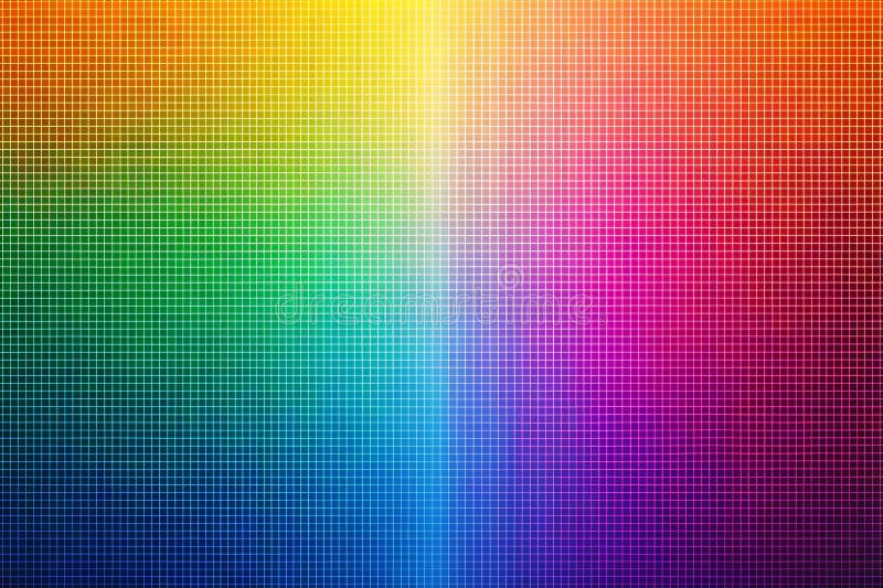 Color Shift Gradient with Pixelated Transition Lines Stock Illustration ...