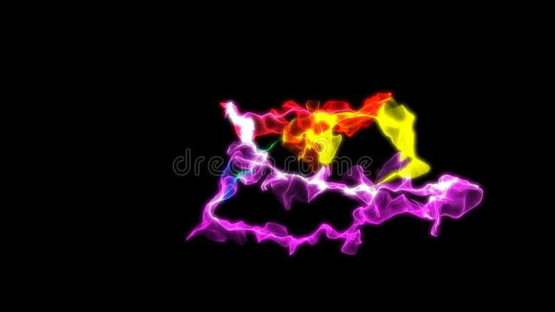 Color shock waves on black stock video. Video of element - 101234583