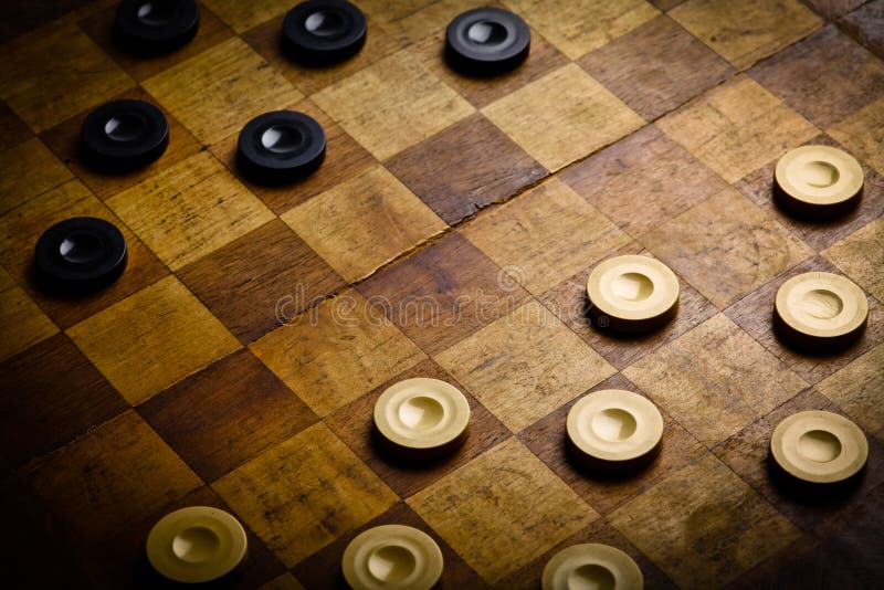 Checkers game stock photo. Image of concept, hobby, piece - 30264236