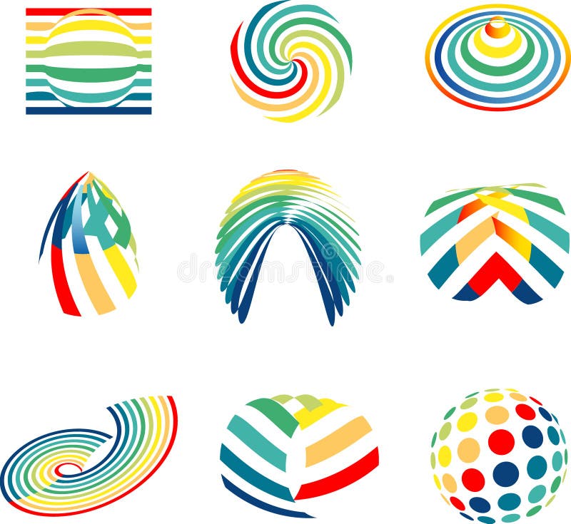 Color signs stock vector. Illustration of ball, isolated - 7806153