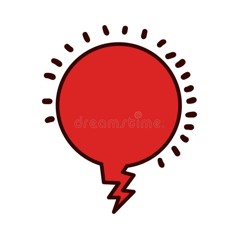 Color Silhouette Oval Callout for Dialogue Stock Vector - Illustration ...