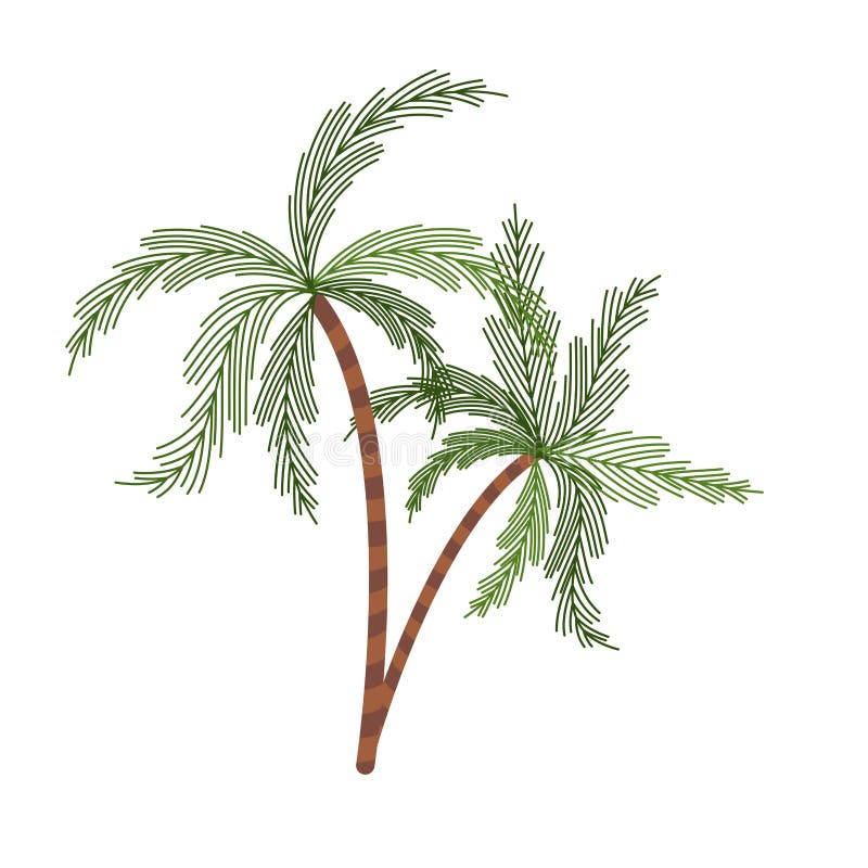 Palm Tree Two Color Stock Illustrations – 550 Palm Tree Two Color Stock ...