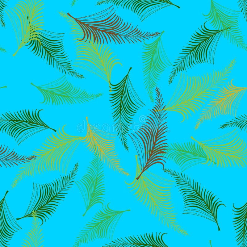 Color Simple Botanical Abstract Seamless Pattern Background Stock ...