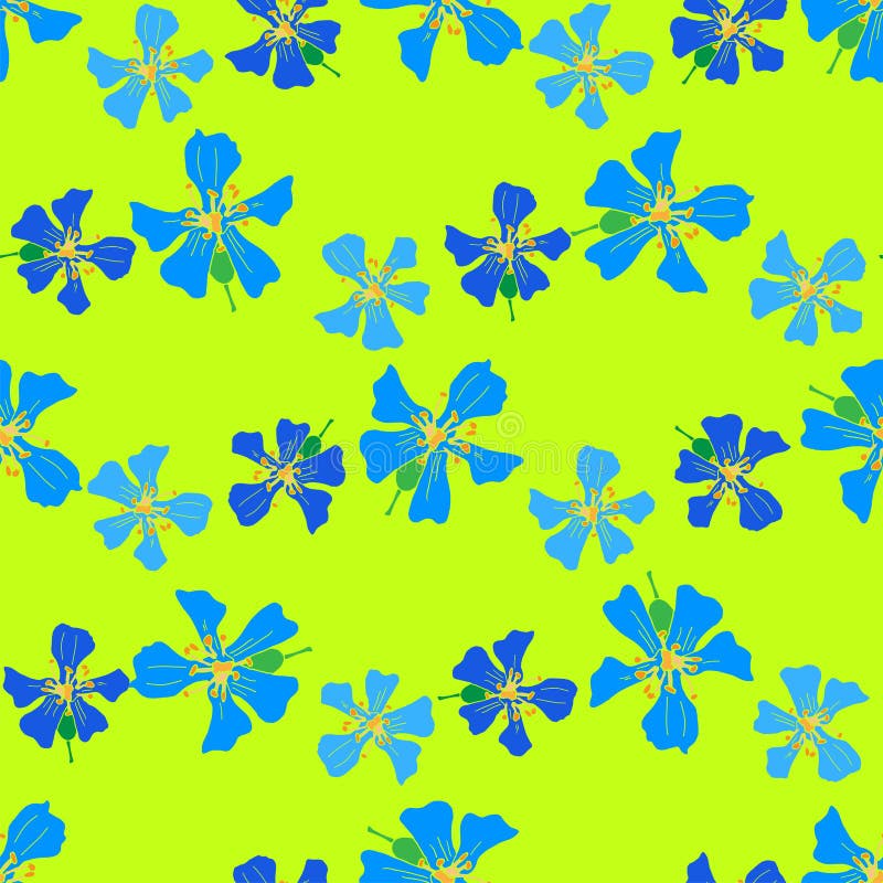 Color Simple Botanical Abstract Seamless Pattern Background Stock ...