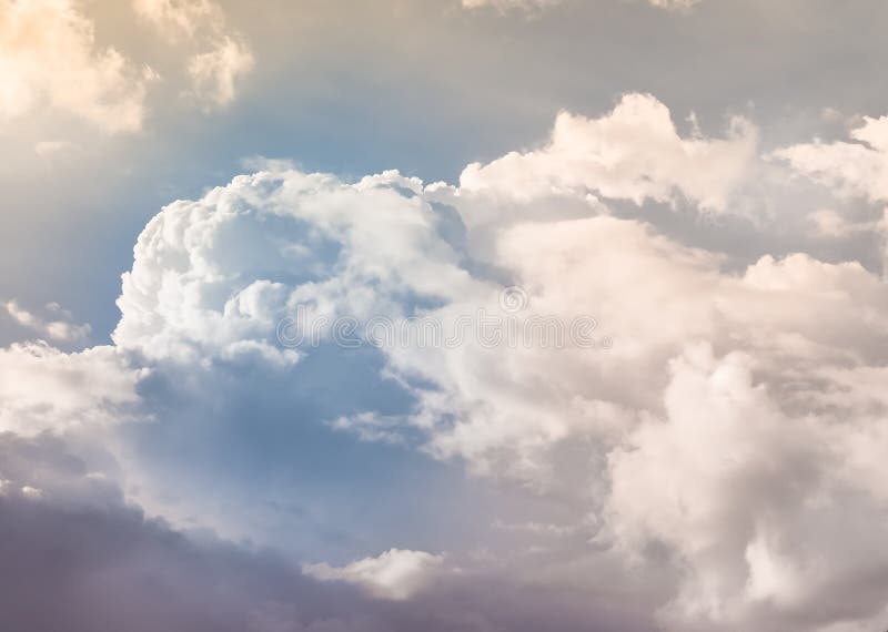 Color Sky and Clouds in Daylight Stock Image - Image of beautiful ...