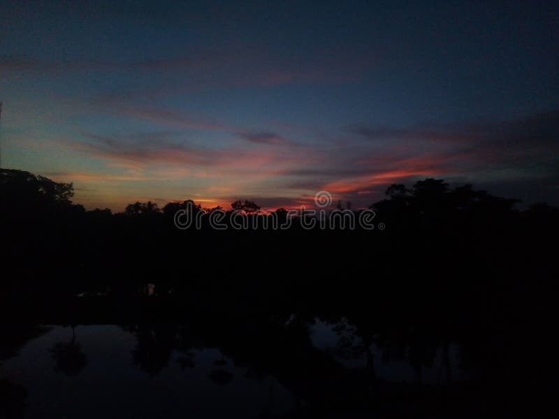 Color sky stock image. Image of evening, color, time - 121041739