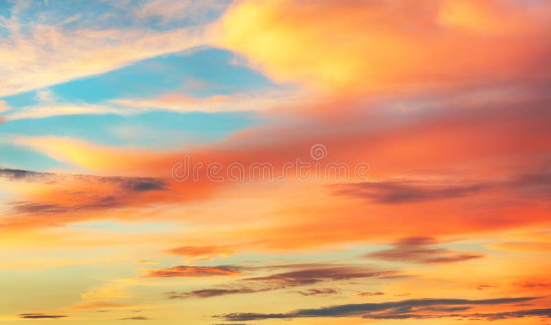 Color Sky only Sunset Sunrise Stock Photo - Image of dramatic, blue ...