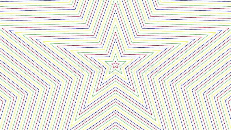 Color Slim Sixteegonal Star Simple Flat Geometric on White Background ...