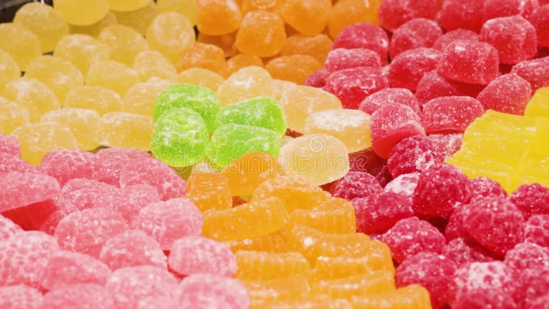 Color Soft Marmalade Set. Multi-colored Raspberry Chewing Sweets Stock ...